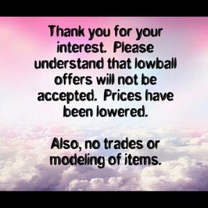 Other | No Low Balling | Poshmark